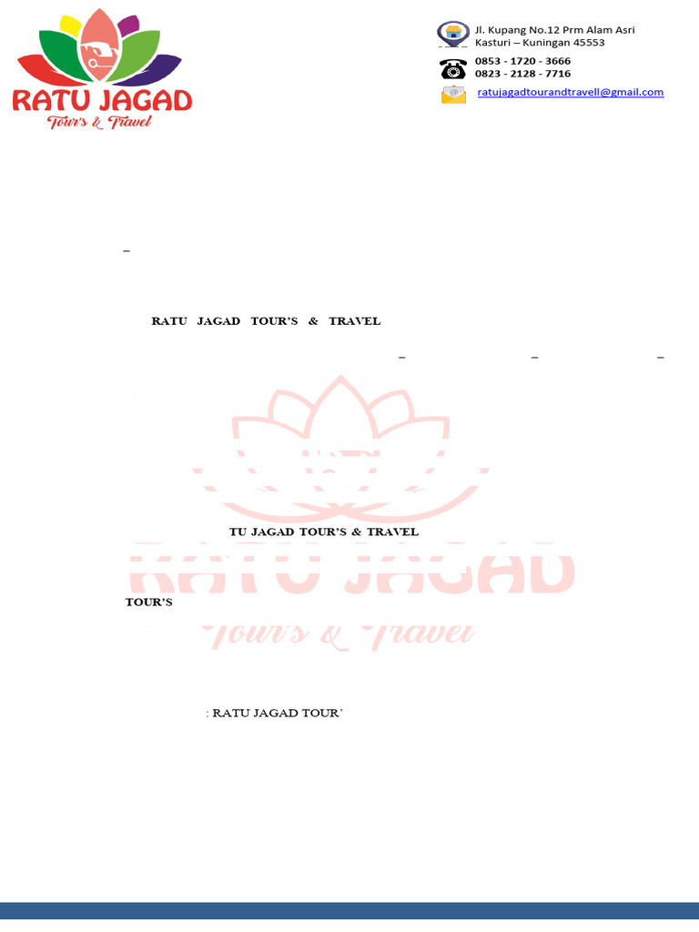 Paket Wisata 2D1N Yogyakarta | PDF