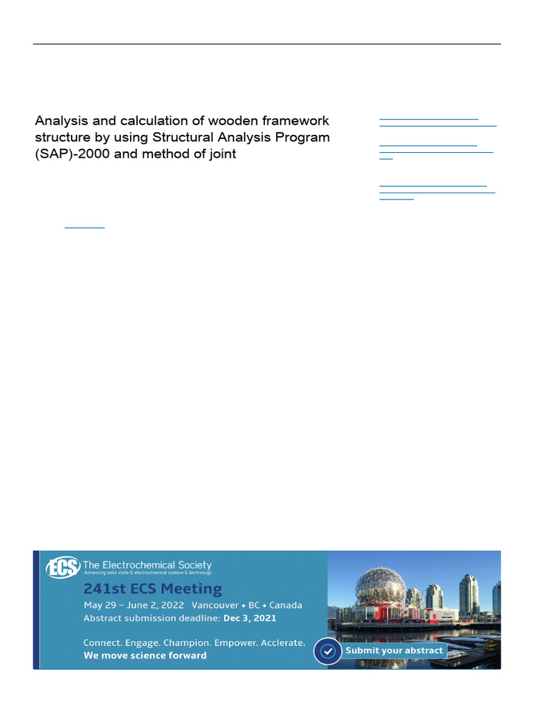Analysis_and_calculation_of_wooden_framework_struc | PDF | Truss | Structural Engineering