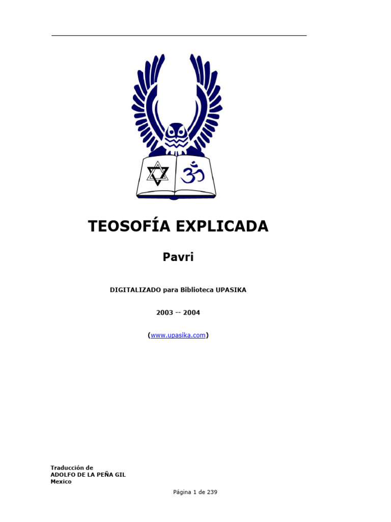Pavri-Teosofia-Explicada | PDF | Verdad | Teosofía