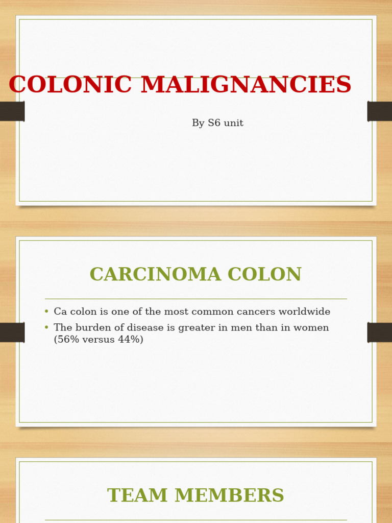 CA Colon Final-1 | PDF | Large Intestine | Colorectal Cancer