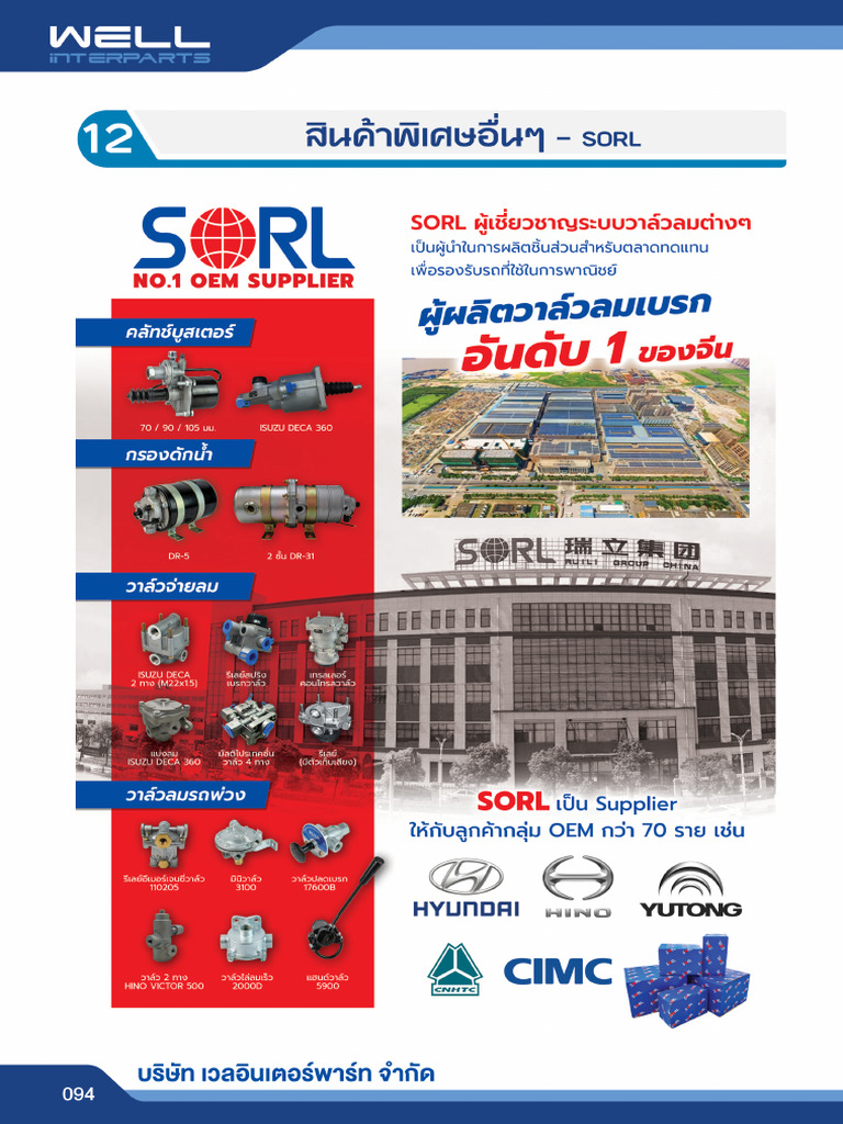 12 อะไหล่อื่นๆ SORL | PDF