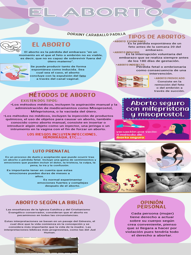 El aborto - infografía | PDF | Aborto | El embarazo