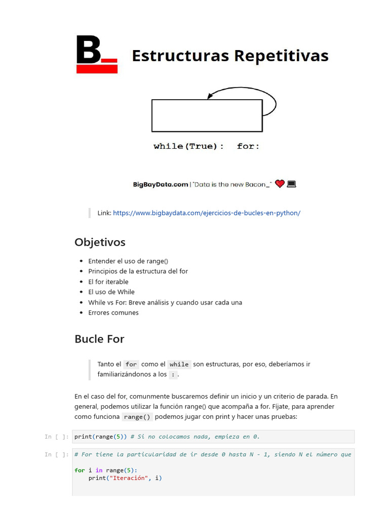 3_Bucles_Python | PDF | Python (lenguaje de programación ... 3_Bucles_Python | PDF | Python (lenguaje de programación ...