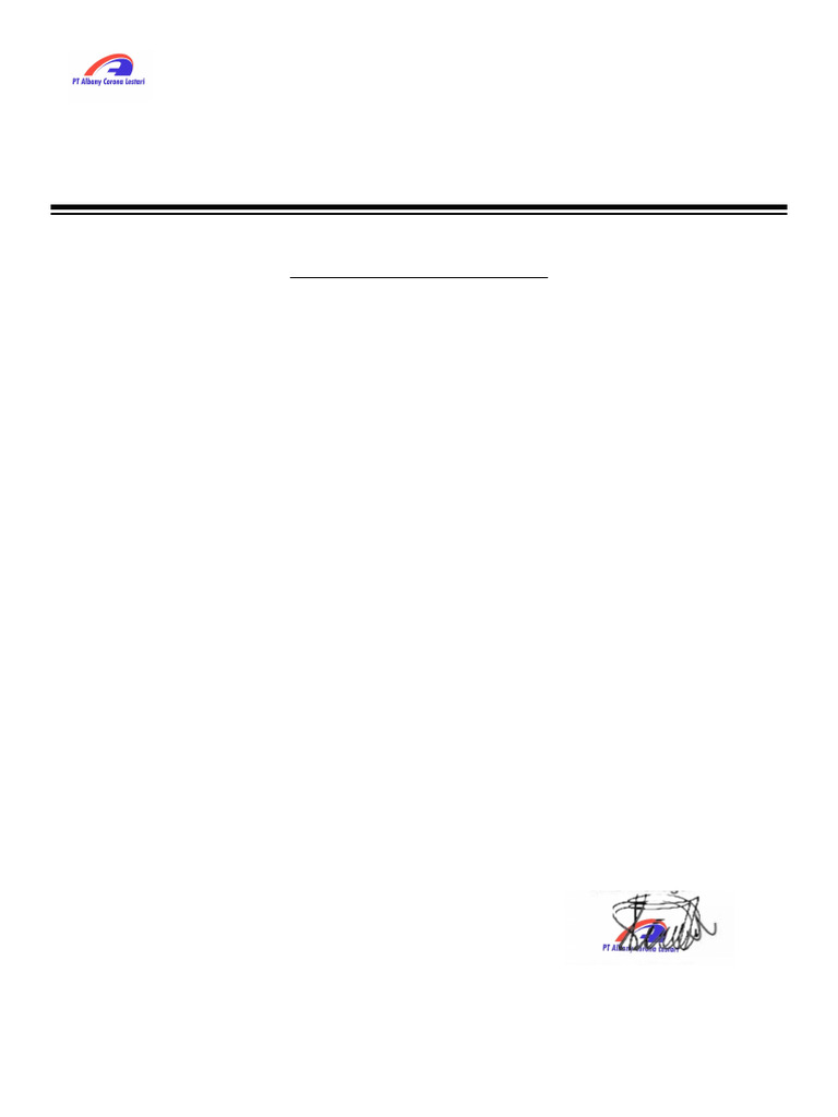 Paklaring Template 6 1728880777273 | PDF