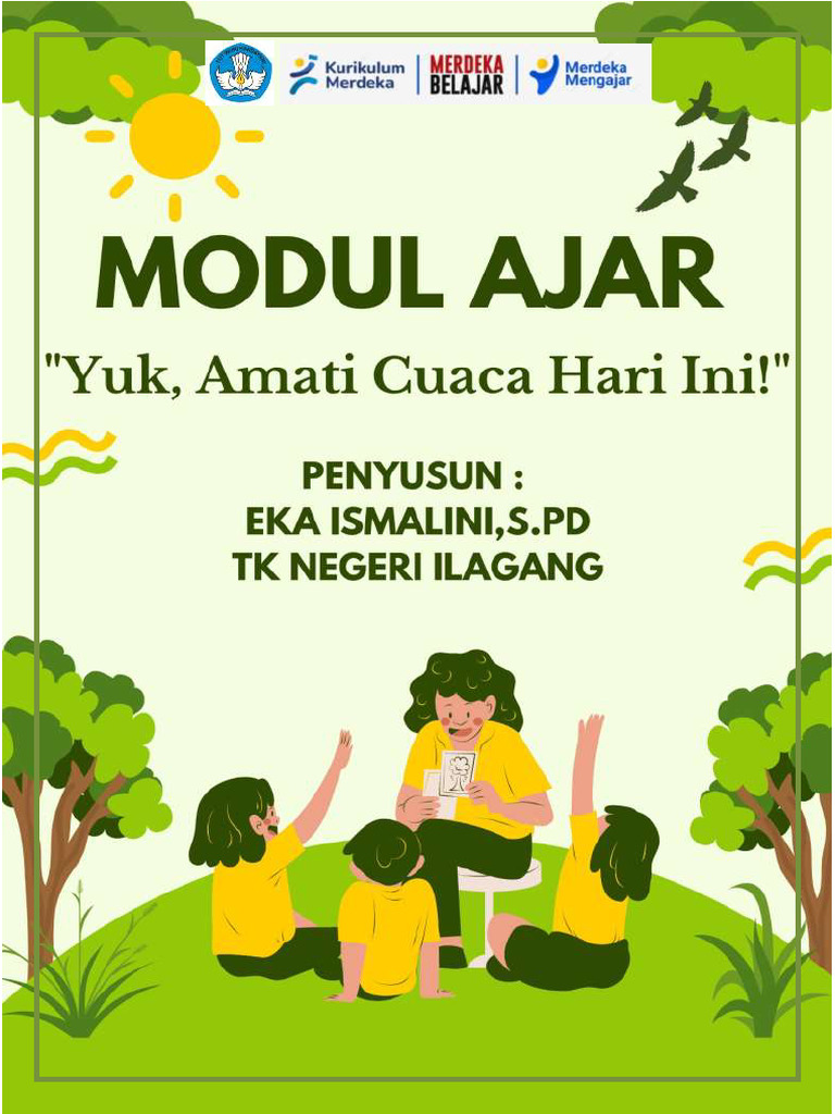 Modul Ajar PAUD - "Yuk, Amati Cuaca Hari Ini!" - Fase Fondasi - DzmxraPWbn | PDF | Seni ...