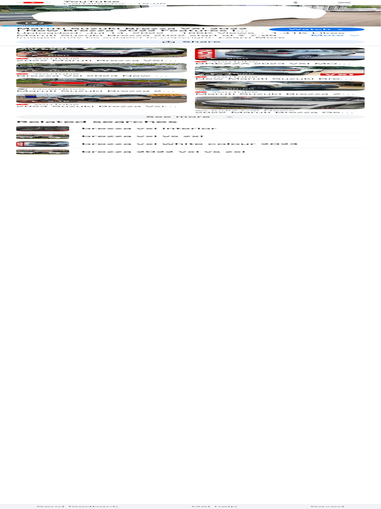 Brezza Car Vxi - Google Search | PDF