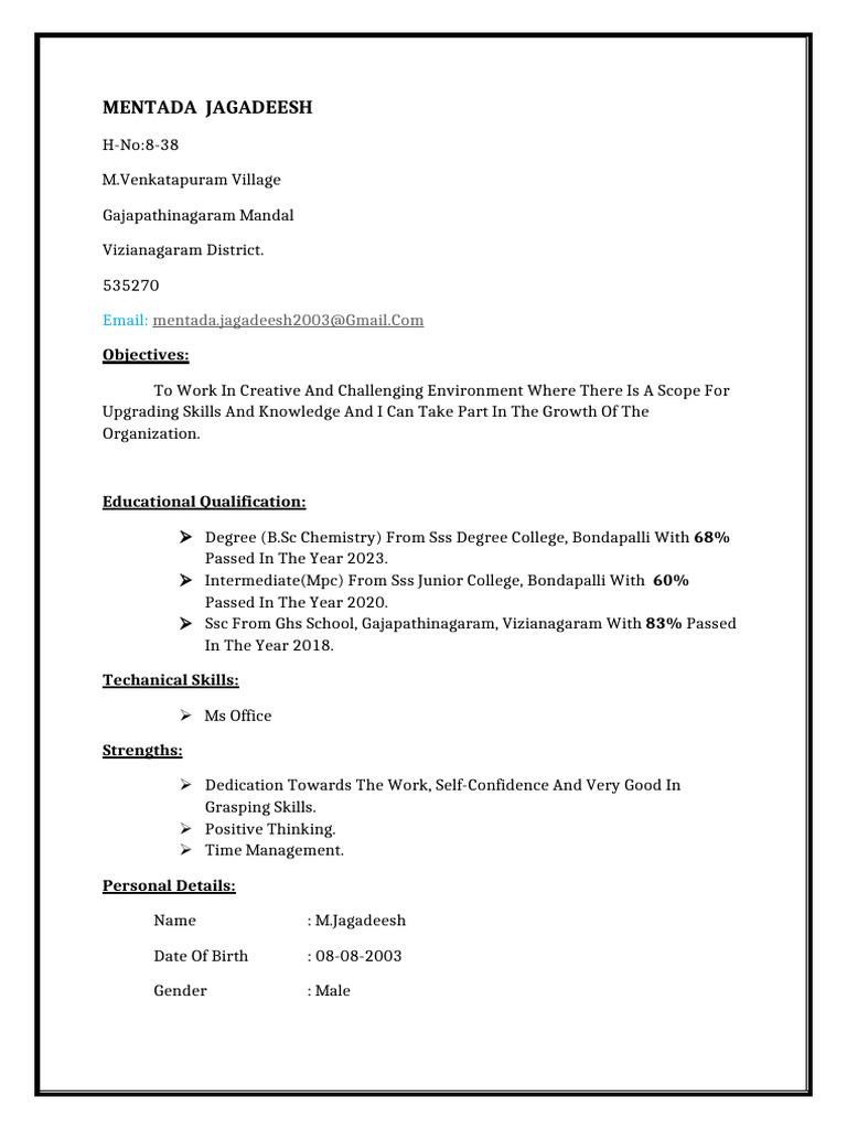 Mentada Jagadeesh | PDF