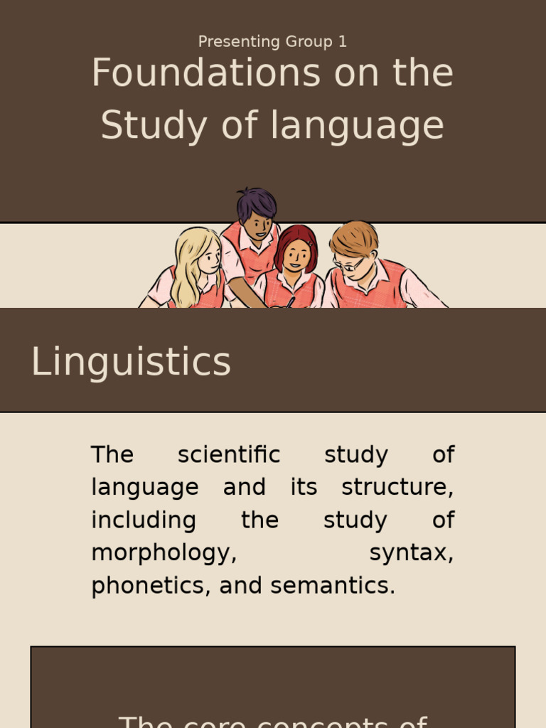 Foundations of Language Study | PDF | Communication | Linguistics