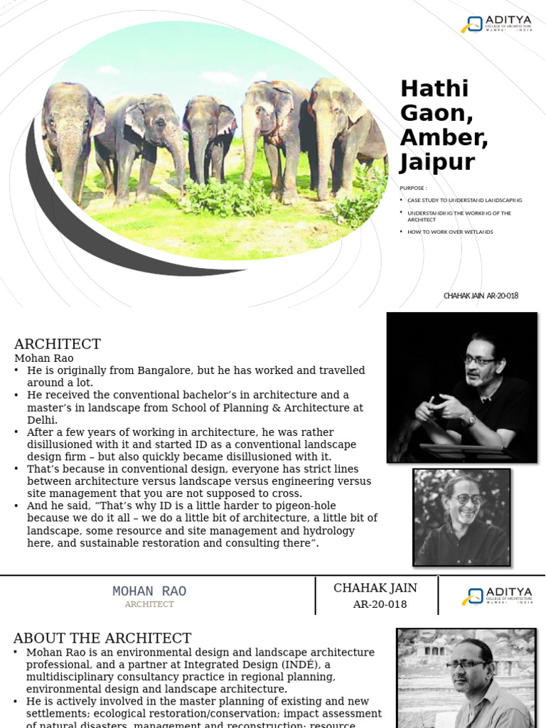 Hathi Gaon, Amber, Jaipur | PDF | Wetland | Water