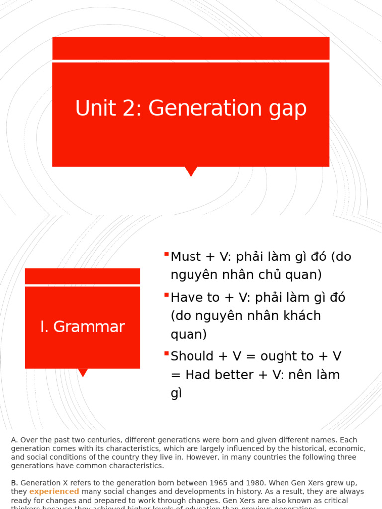 Global Success Unit 2 | PDF | Millennials | Cultural Politics