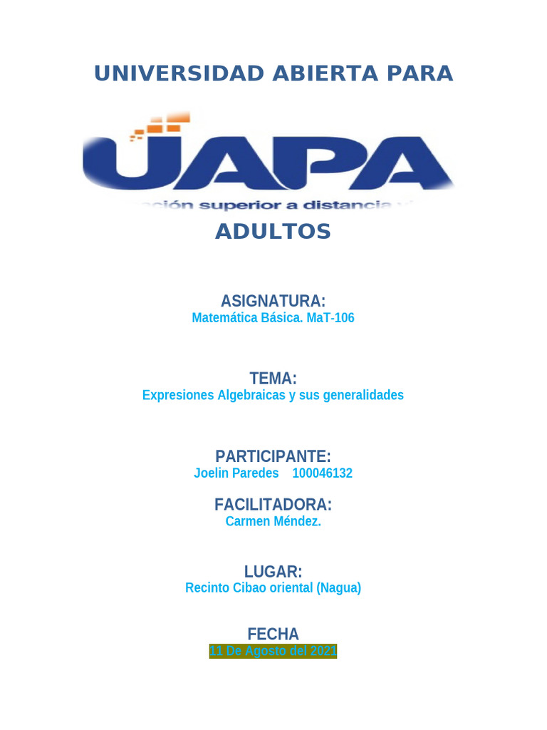 Trab. Final Mat. Bas. | PDF | Objetos matemáticos | Lógica matemática