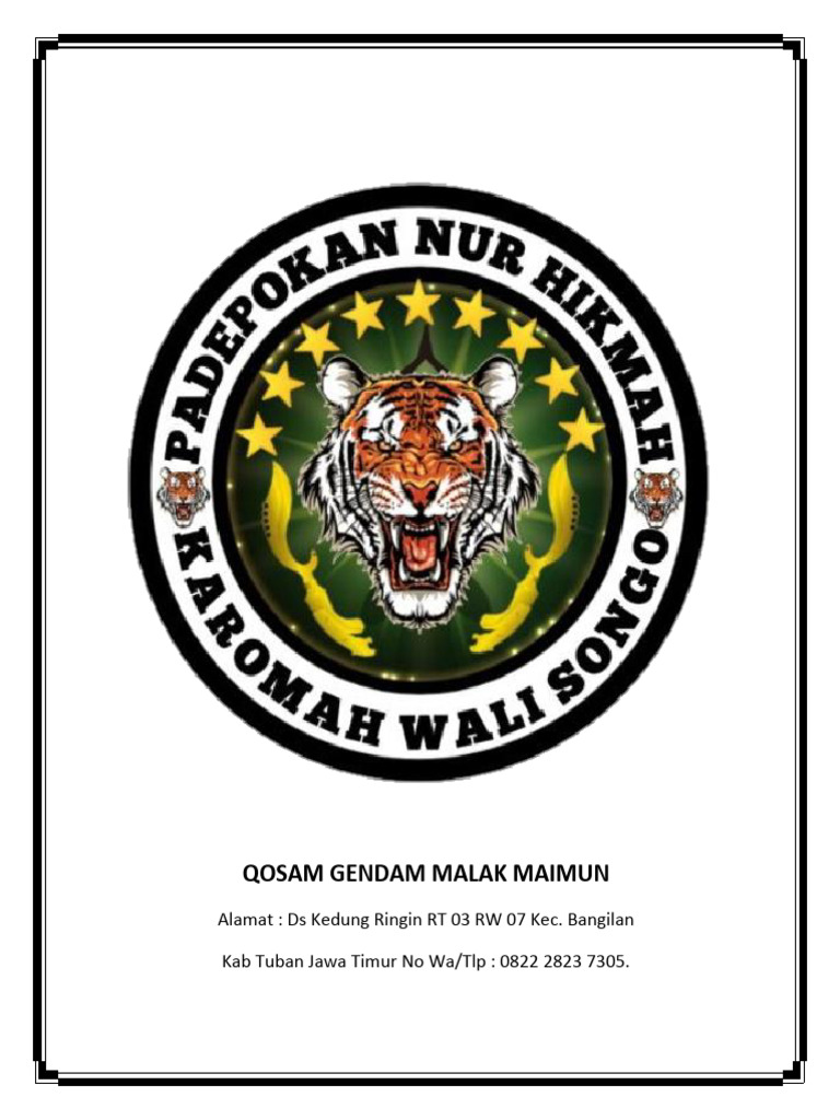 Qosam Gendam Malak Maimun | PDF | Gaya Hidup