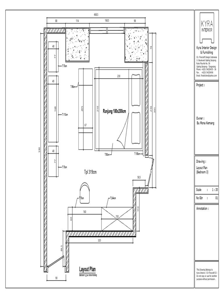Bedroom 3_Layout Plan | PDF