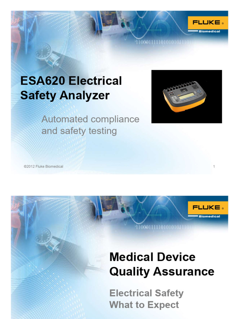 ESA620 Electrical Safety Analyzer | PDF | Metrology | International ...