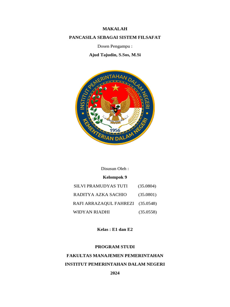 Makalah Pancasila | PDF