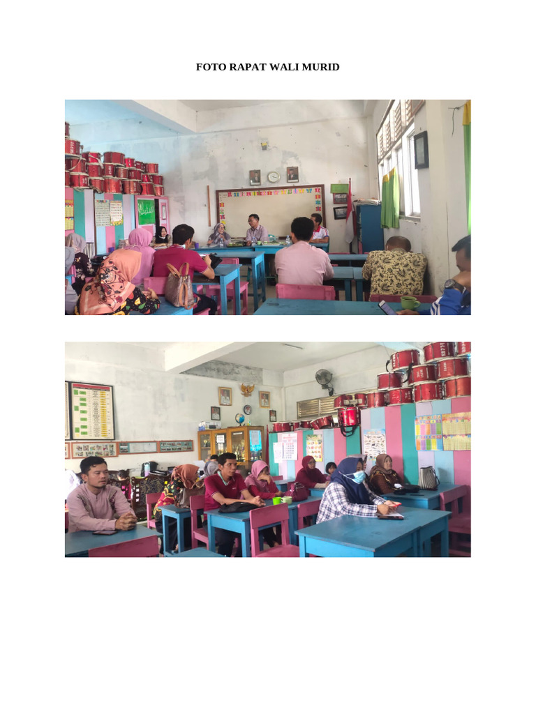 FOTO RAPAT WALI MURID | PDF