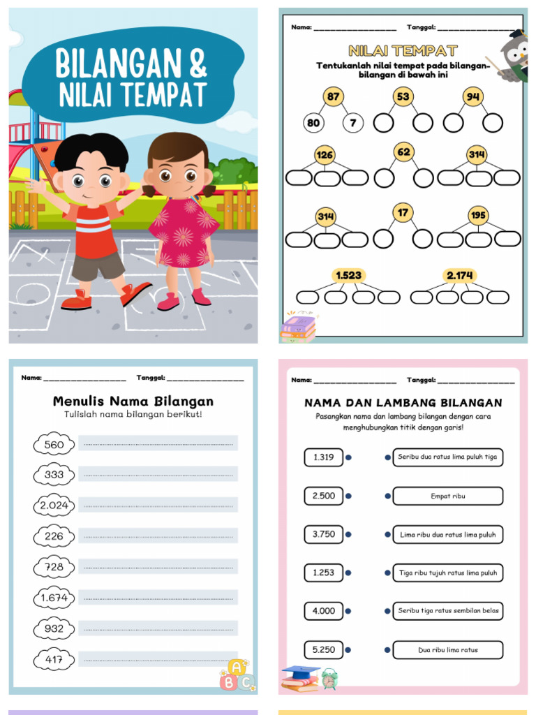 Bilangan Dan Nilai Tempat | PDF