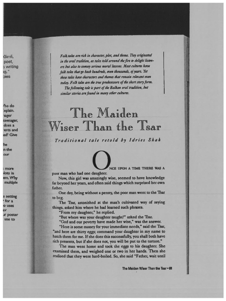 1.2 - The Maiden Wiser Than The Tsar | PDF