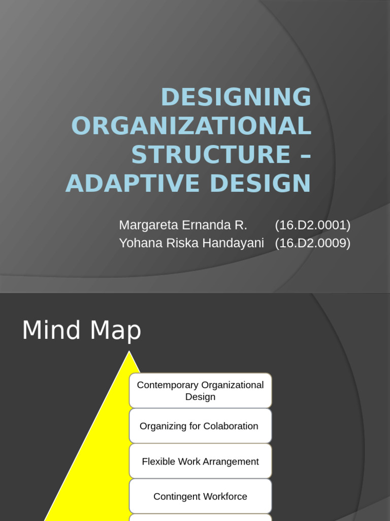 Designing Organizational Structure – Adaptive Design nandaaaa | PDF
