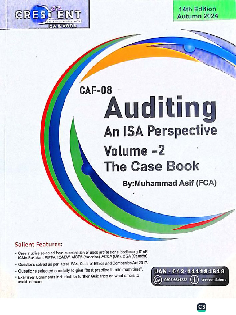 Audit Vol 2 PDF Sir Asif Autumn 2024 | PDF