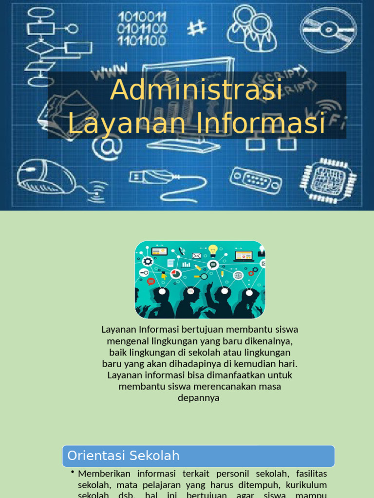Layanan Informasi dan Penempatan Siswa | PDF | Karier & Perkembangan ...