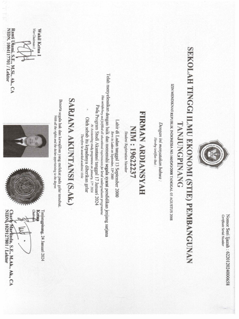 ijazah firman | PDF