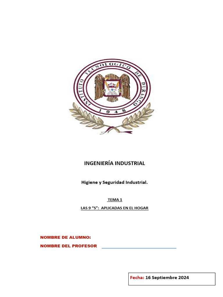 Las-9-S-en-El-Hogar T1 | PDF | Higiene