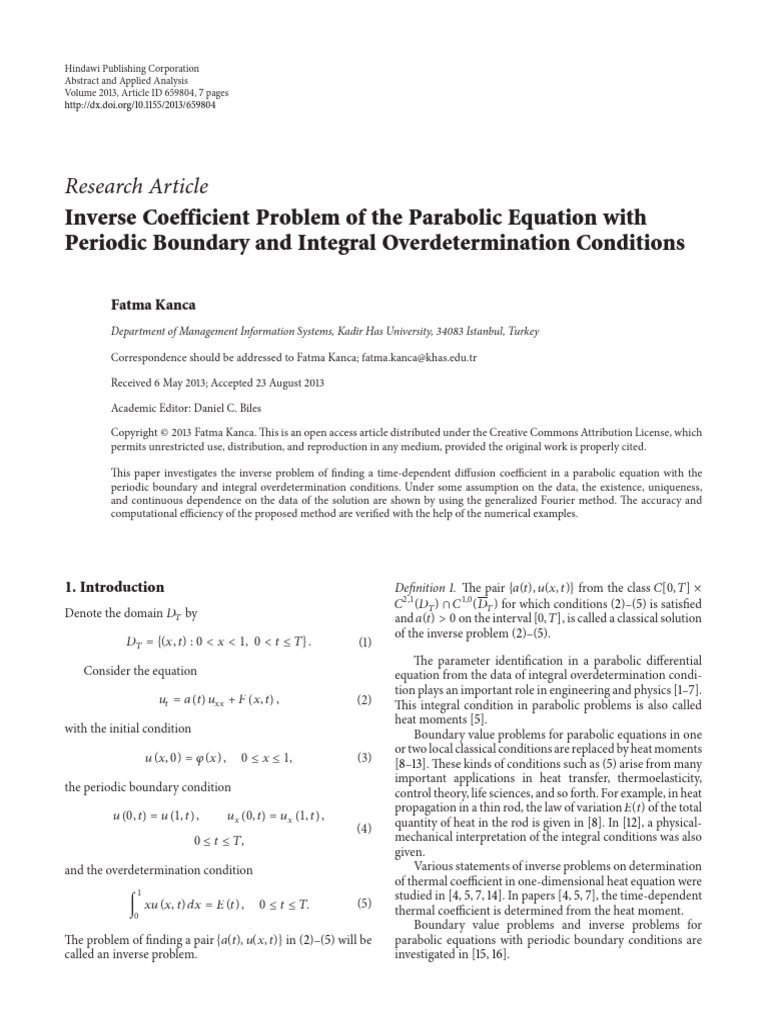 Kanca2013 3 Pdf Fourier Transform Inverse Problem