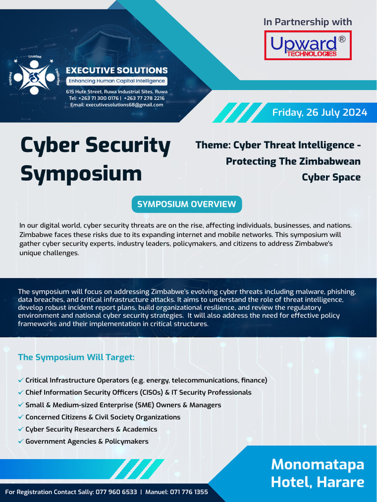 Cyber Security Symposium 2024 5 Pages | PDF | Security | Computer Security