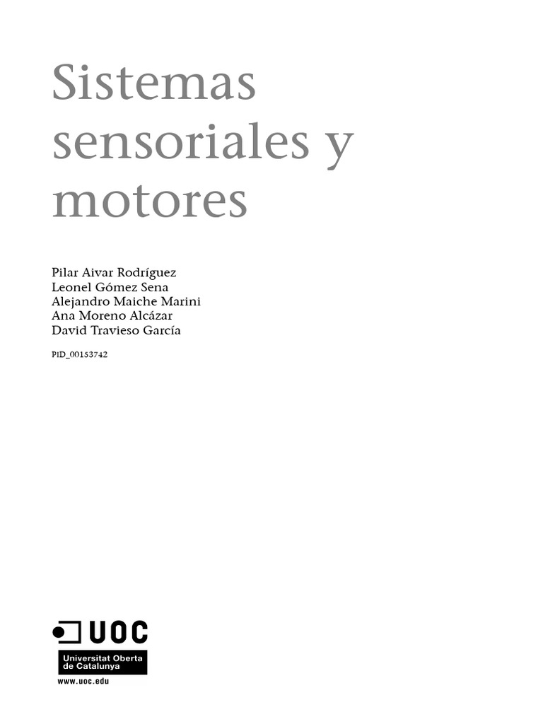 Sistemas Sensoriales y Motores | PDF | Ojo humano | Percepción visual