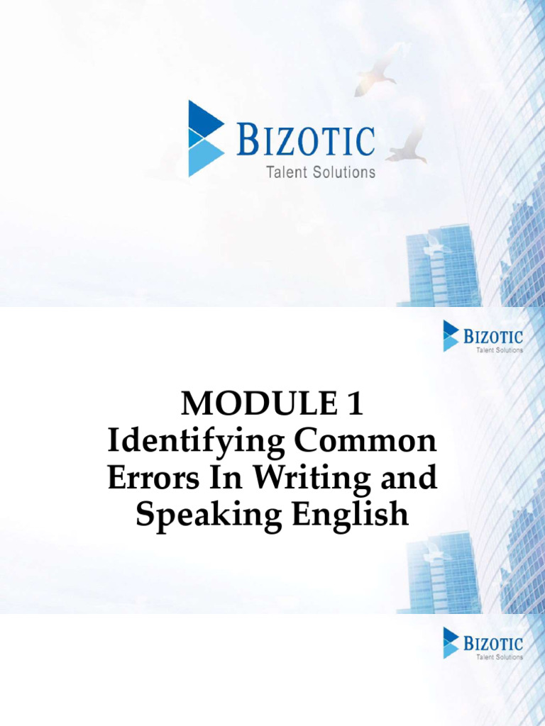 Professional Writing Skills in English Module 1 Notes | PDF | Adverb ...