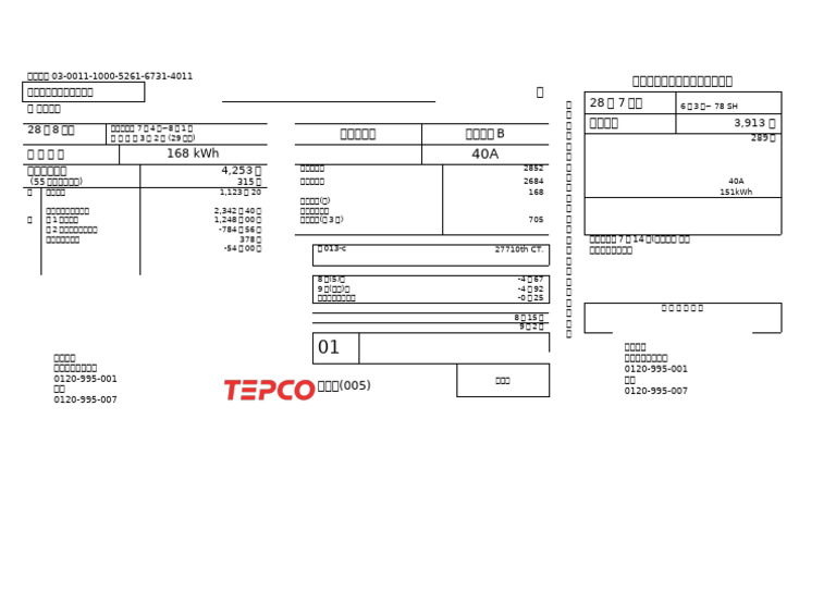 Japan TEPCO Bill | PDF