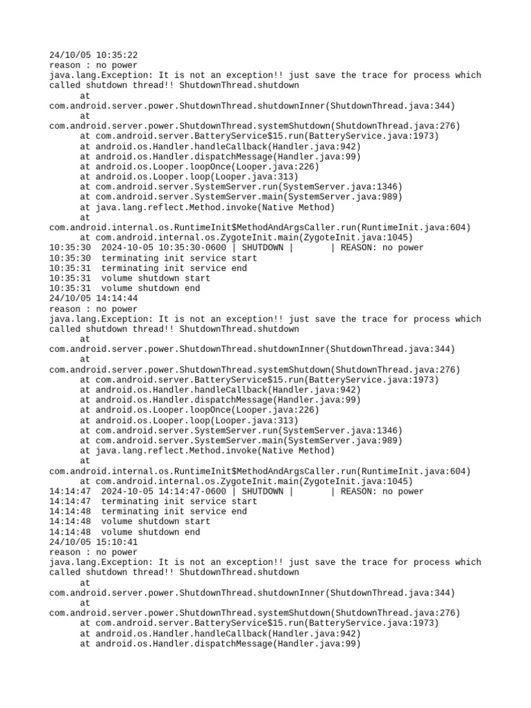 Power Off Reset Reason Backup | PDF | Java (Programming Language) | Electronic Music