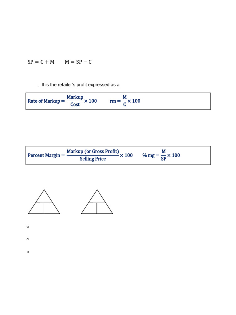 Understanding Markup and Margin in Retail | PDF | Prices | Percentage