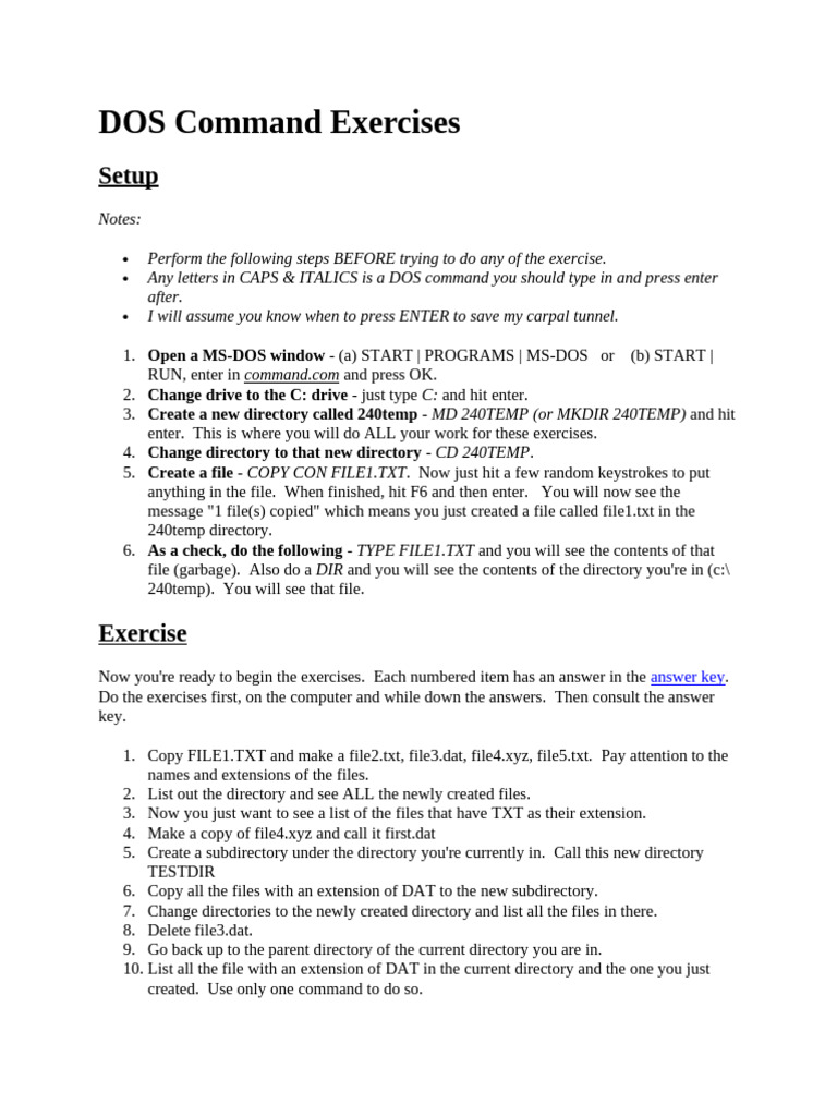 DOS 2 | PDF