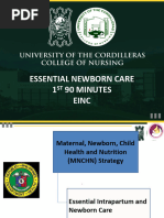 Unang Yakap DOH EINC | PDF | Infants | Breastfeeding