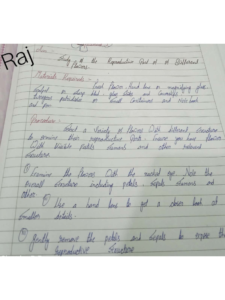 Biology practical paper | PDF