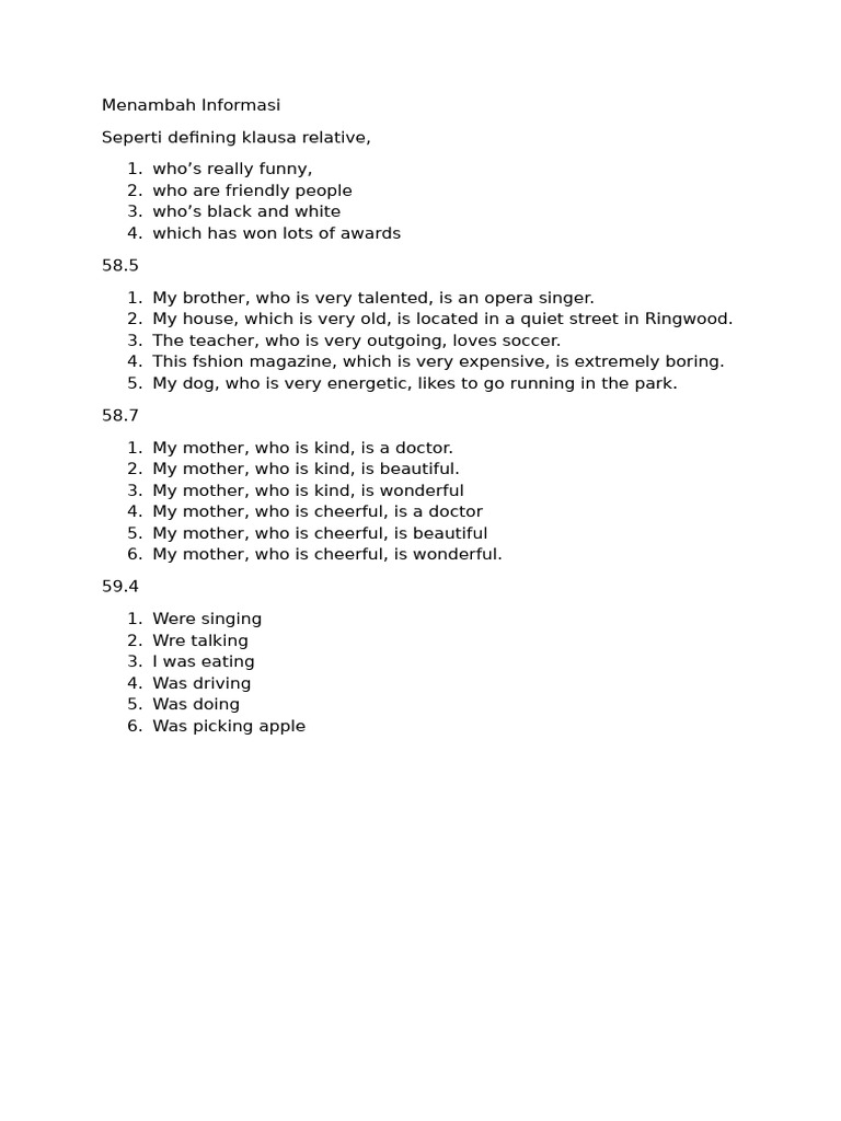 Exercise 59 | PDF | Language Arts & Discipline
