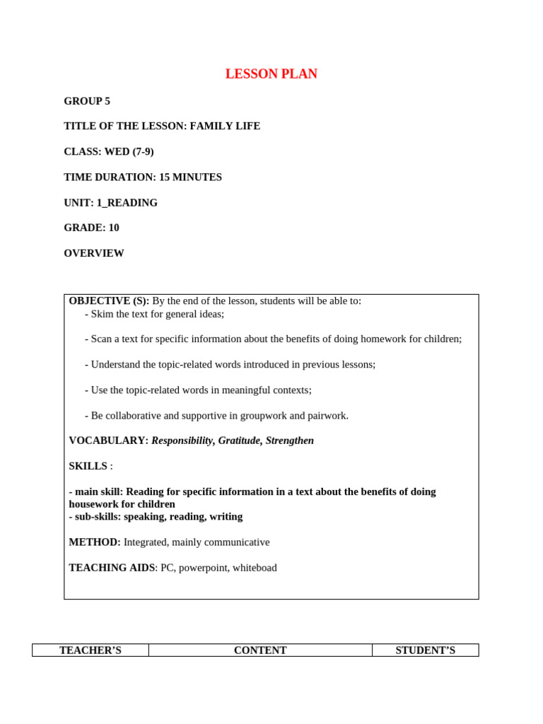 G5 LP Reading | PDF | Gratitude | Cognition