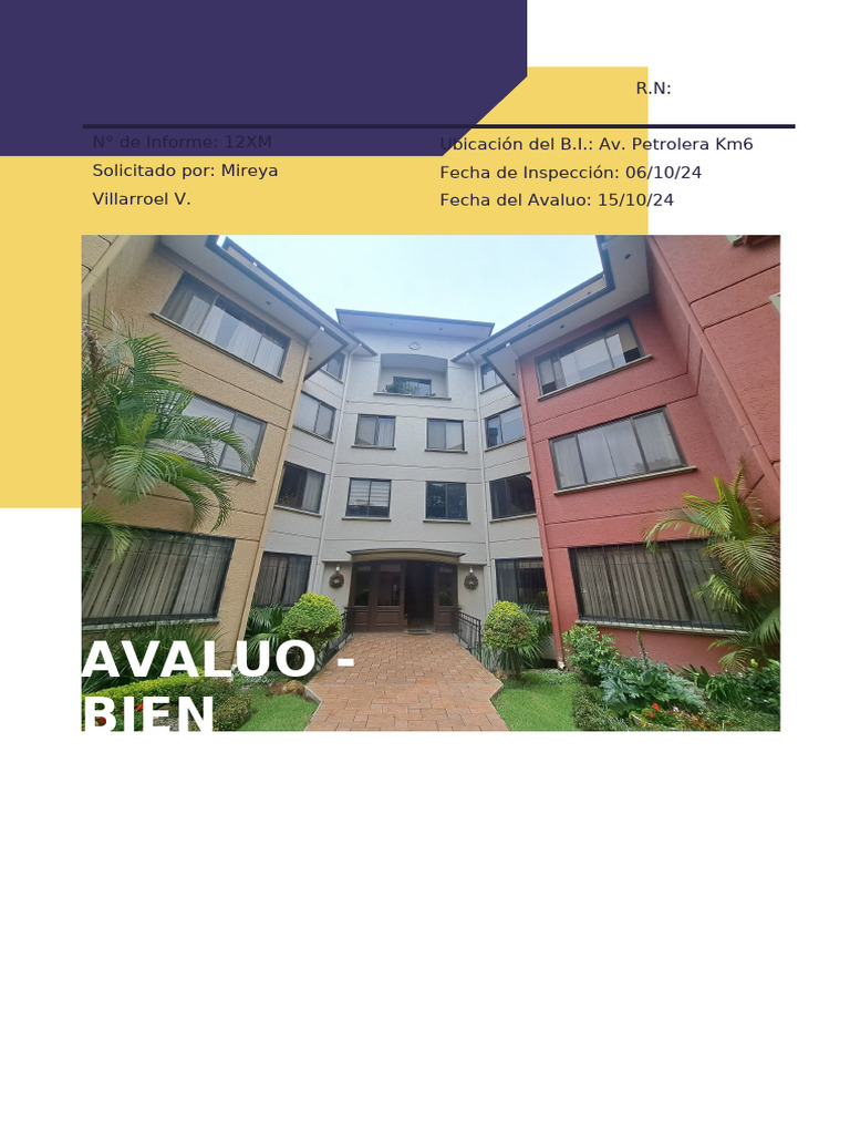 Franco. Informe Avaluos | PDF