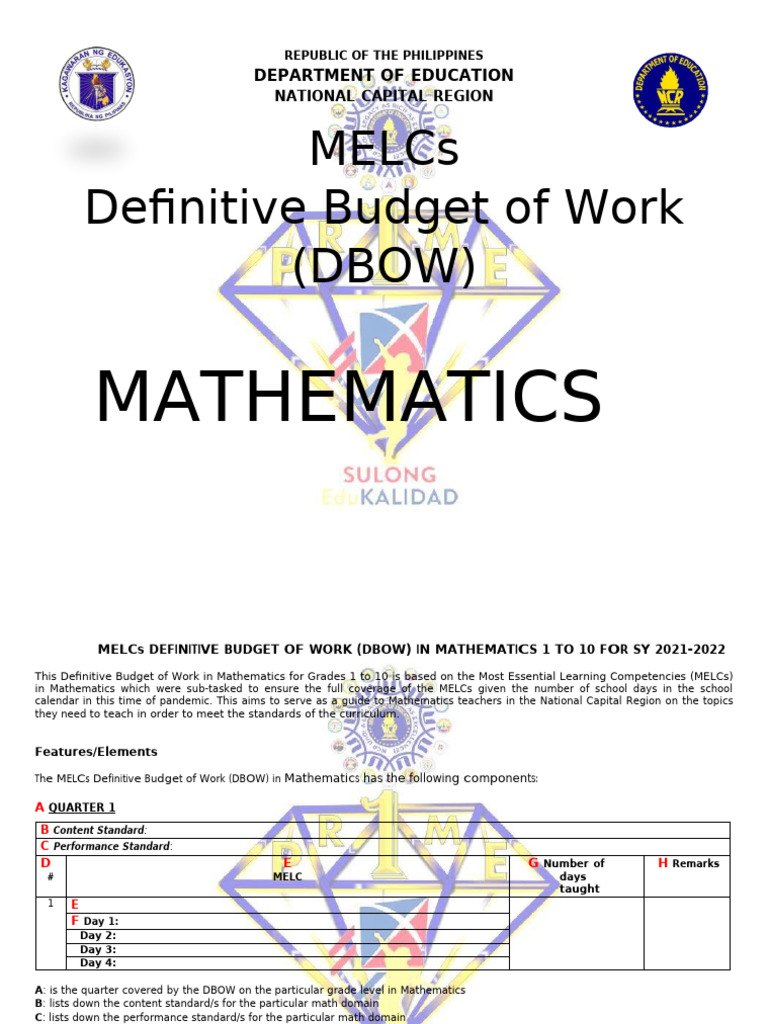Mathematics DBOW | PDF | Subtraction | Shape