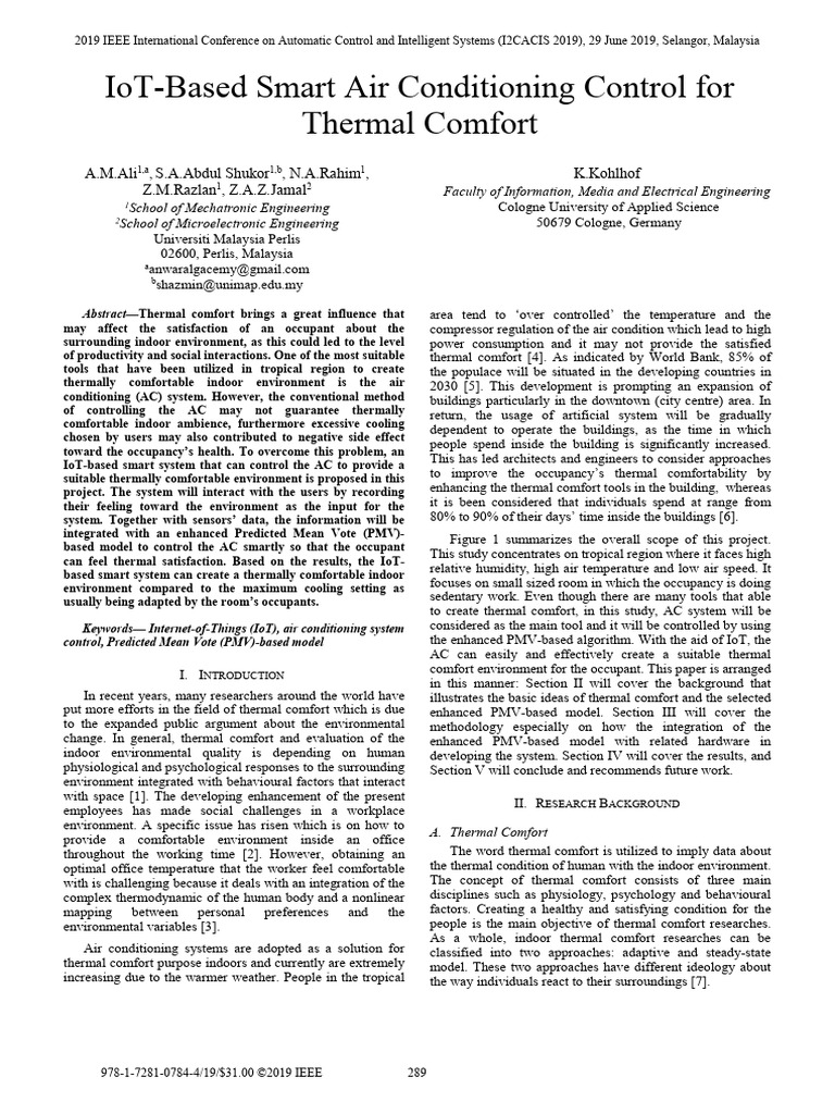 IoT-Based_Smart_Air_Conditioning_Control_for_Thermal_Comfort | PDF | Engineering Thermodynamics ...