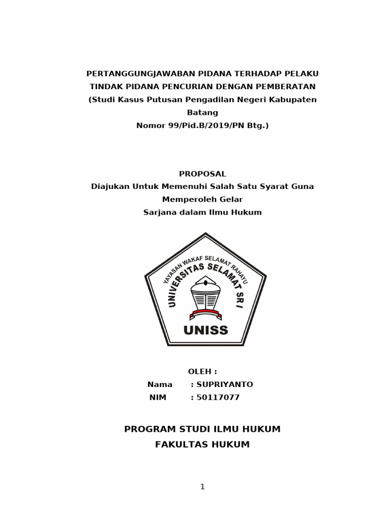 SKRIPSI REVISI (SUPRIYANTO) Efit | PDF