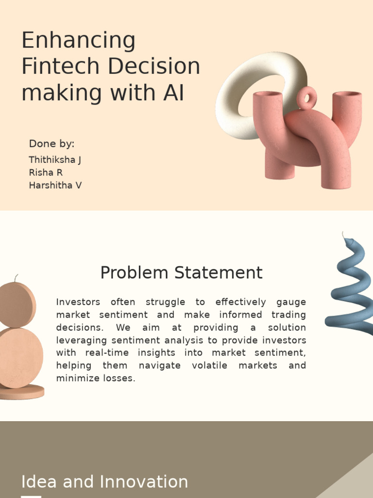 Enhancing Fintech Decision Making With AI | PDF | Usability ...