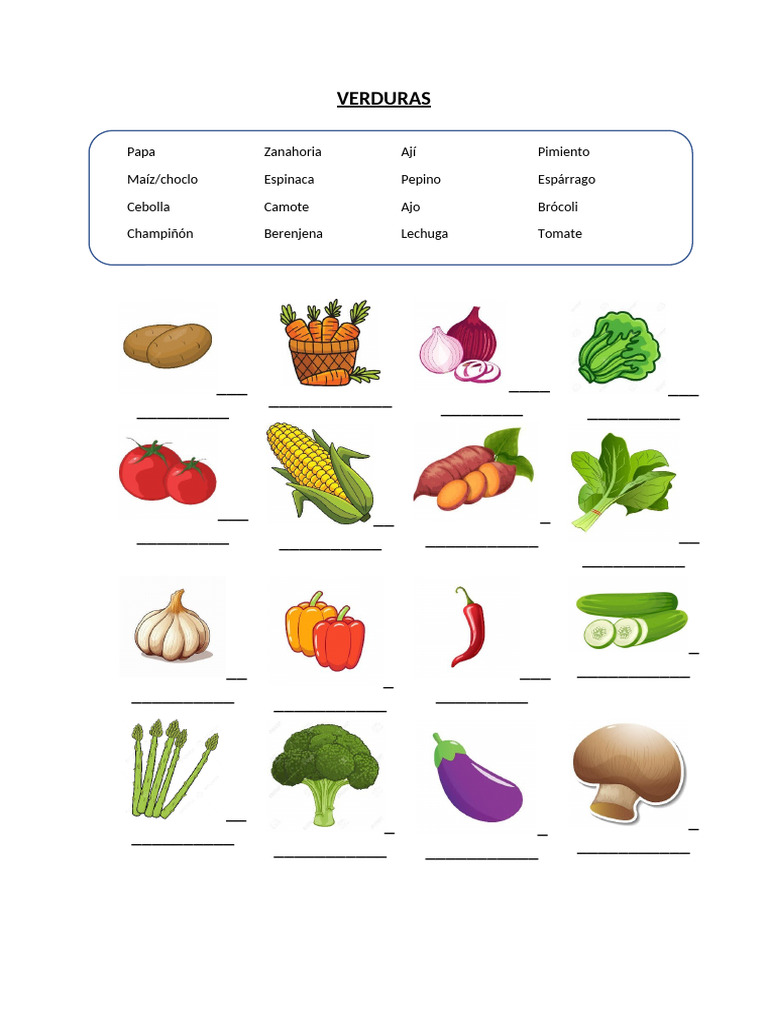 VERDURAS | PDF