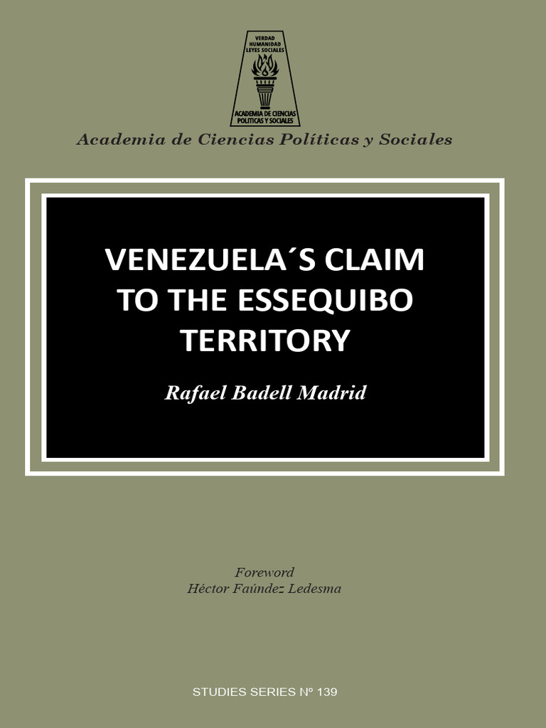 Venezuela S Claim To The Essequibo Territory | PDF