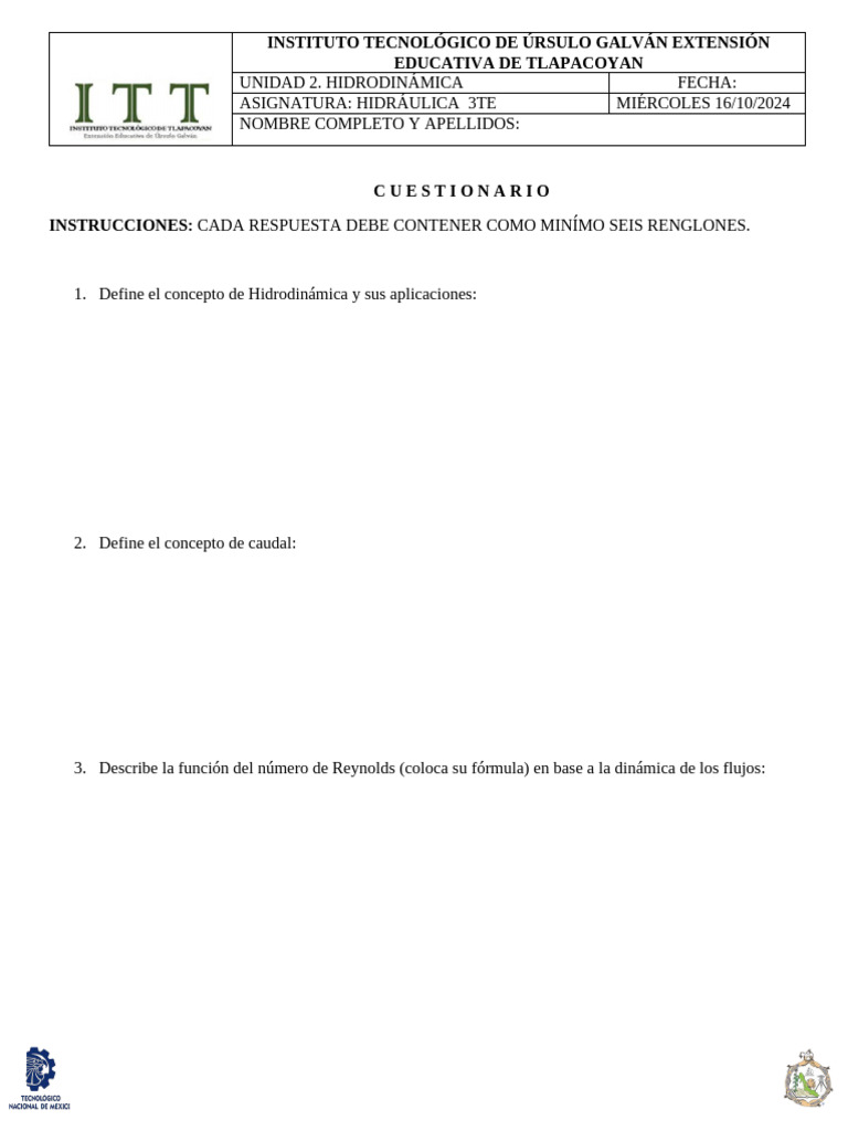 CUESTIONARIO 2 | PDF