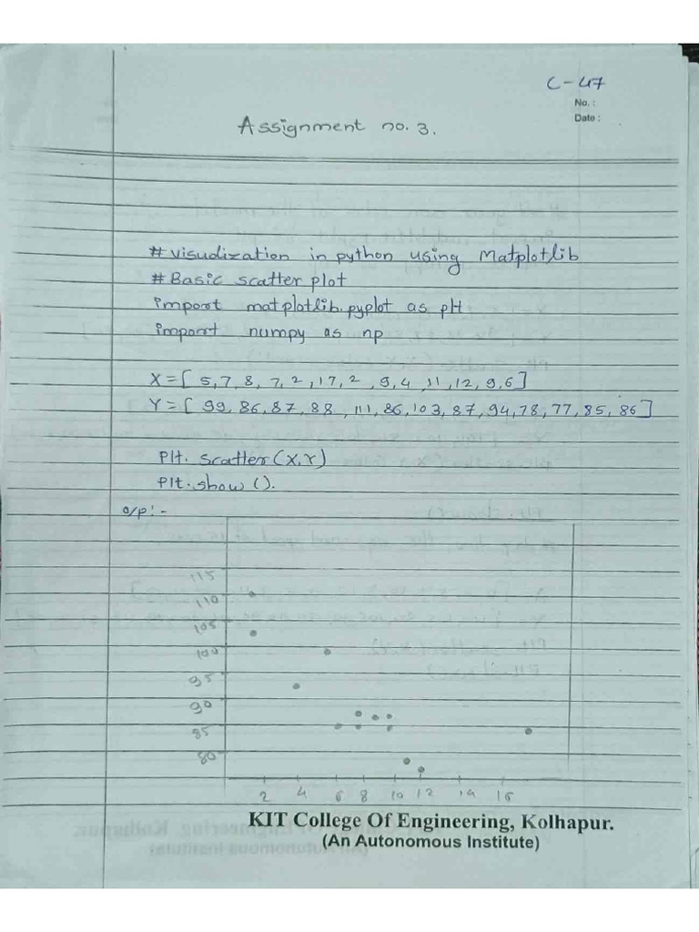 Python Assignment No.3 | PDF
