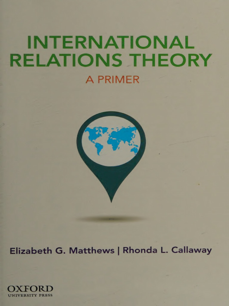 (Pol-Soc-Relig) International Relations Theory - A Primer by Elizabeth ...