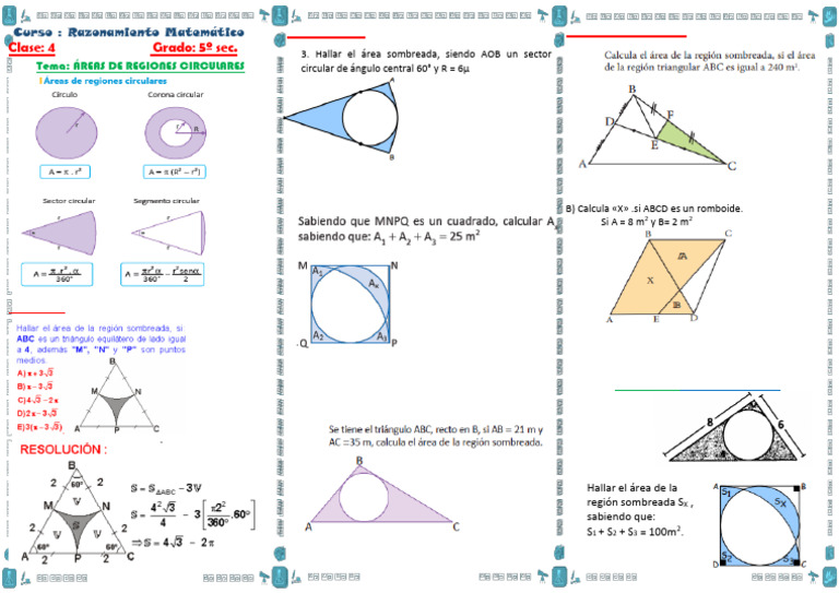 Clase 4 - Raz. Mat - 5° Sec-2024 | PDF